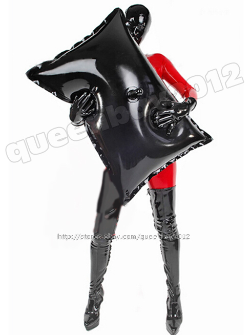 New 100% Latex Rubber Gummi 0.45mm Catsuit Inflatable Pillow Bodysuit 